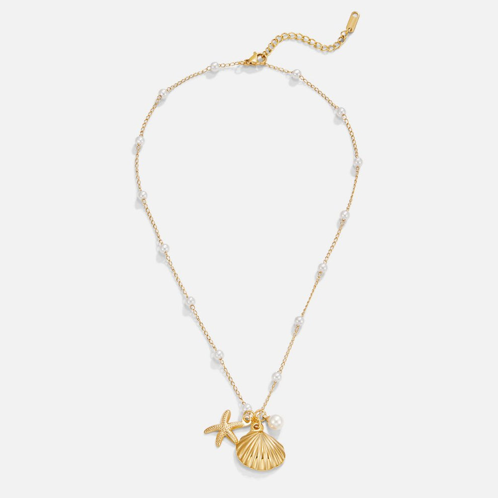 Aria Shell Charm Necklace – WAKESECTION